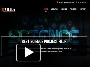 Stella Project is the best platform for students science fair projects ...