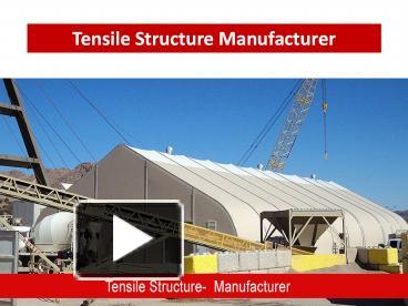 Tensile Structure PPT presentation | free to download