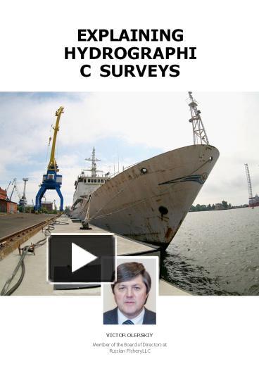 Explaining Hydrographic Surveys presentation | free to download