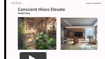Conscient Hines Elevate Brochure presentation | free to download