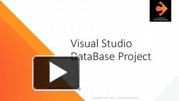 PPT – Visual Studio DataBase Project PowerPoint presentation | free to ...