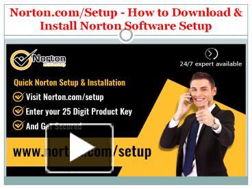 Norton.com/Setup - How to Download & Install Norton Software Setup ...