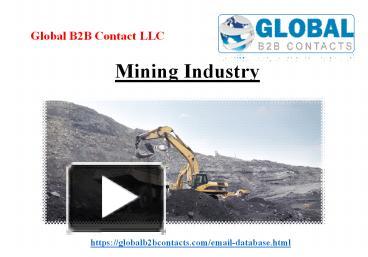 Mining Industry presentation | free to download