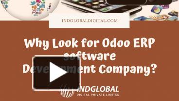 PPT – Why Look for Odoo ERP software Development Company? PowerPoint ...
