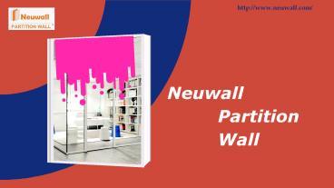 PPT – Movable Framed Glass Partition Wall PowerPoint presentation ...