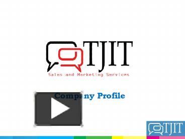 PPT – TJIT Services Advertising Agency PowerPoint presentation | free ...