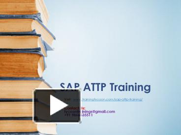 PPT – SAP ATTP Training | Best SAP ATTP Online Training in India - TT ...