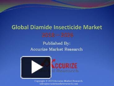Global Diamide Insecticide Market presentation | free to download