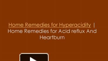 Home Remedies for Hyperacidity | Home Remedies for Acid reflux And ...