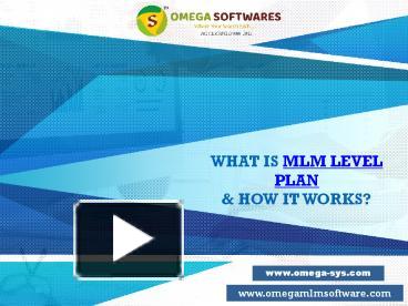 Best MLM Unilevel Plan Software presentation | free to download