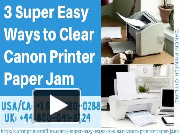 PPT – Fix Canon Printer Paper Jam Error PowerPoint presentation | free ...