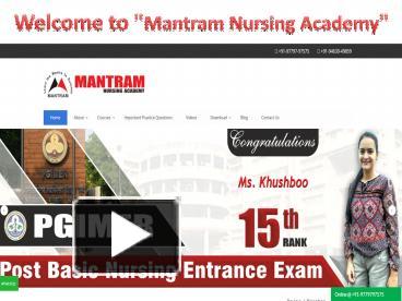 PPT – Nclex Coaching In Chandigarh PowerPoint presentation | free to ...