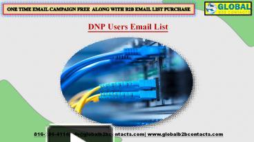 PPT – DNP Users Email List PowerPoint presentation | free to download ...