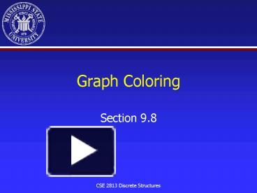 PPT – Graph Coloring PowerPoint presentation | free to view - id: 8e60b ...
