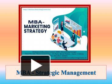MBA - Strategic Management presentation | free to download