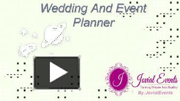 PPT – Jovial Events: Event Management Company in Dubai, Event ...