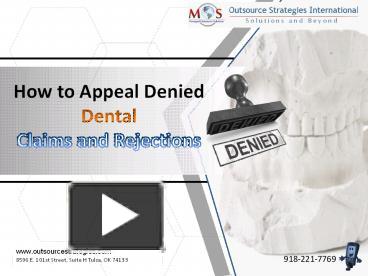 PPT – How to Appeal Denied Dental Claims and Rejections PowerPoint ...