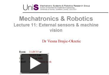 Mechatronics presentation | free to view