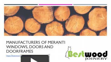 Meranti Doors and Windows presentation | free to download