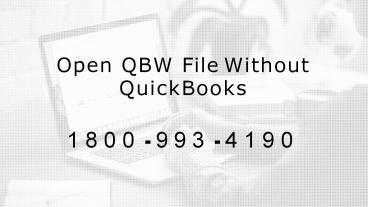 Import quickbooks qbb file into excel 2019 presentation | free to download