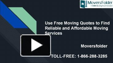 PPT – How to Get Free Moving Quotes for Moving Small Loads PowerPoint ...