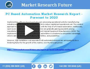 PPT – PC Based Automation Market Research Analysis, growth, Size ...