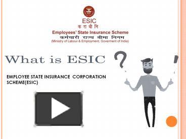 ESI REGISTRATION presentation | free to download
