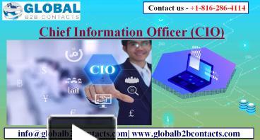 Chief Information Officer (CIO) presentation | free to download