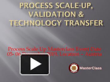 process scale up (6) presentation | free to download