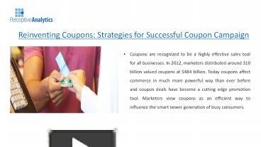 PPT – Reinventing Coupons Strategies for Successful Coupon Campaign ...