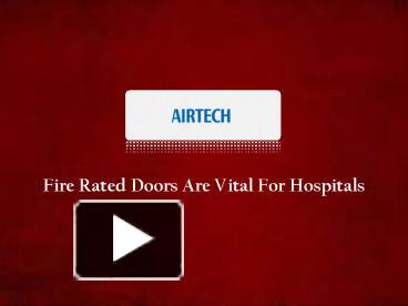 PPT – Fire Rated Doors Suppliers PowerPoint presentation | free to ...