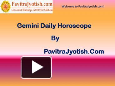 PPT – Gemini Daily Horoscope PowerPoint presentation | free to download ...