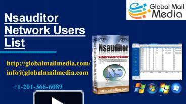 PPT – Nsauditor Network Users List PowerPoint presentation | free to ...