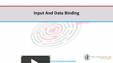 Input And Data Binding in WPF Development presentation | free to download