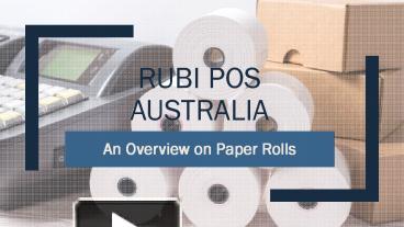 PPT – An Overview on Paper Rolls PowerPoint presentation | free to ...