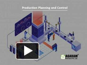 Production Planning and Control presentation | free to download