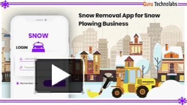 Snow Removal App for Snow Plowing Busines presentation | free to download