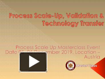 process scale up (13) presentation | free to download