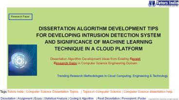 PPT – Tips for developing intrusion detection system and significance ...