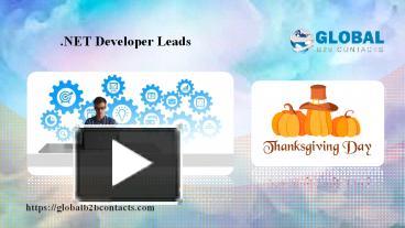 PPT – .NET Developer Leads PowerPoint presentation | free to download ...