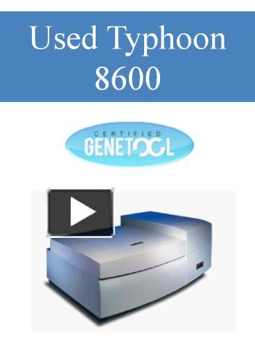PPT – Used Typhoon 8600 PowerPoint presentation | free to download - id ...