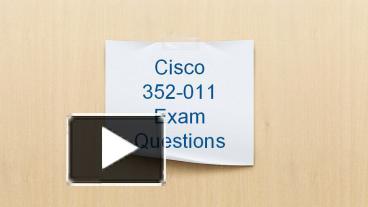 PPT – 352-011 Questions PowerPoint presentation | free to download - id ...