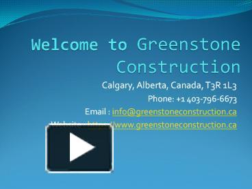 PPT – Greenstone Construction - Integrated Concrete Solutions Calgary ...