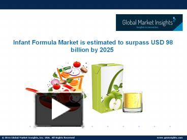 Infant Formula Market: Share, Size, Competitive Strategies and Forecast ...