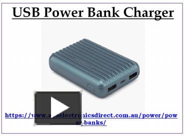 PPT – USB Power Bank Charger PowerPoint presentation | free to download ...