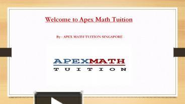 PPT – Find Maths Private Tuition Centre in Singapore PowerPoint ...