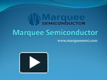 PPT – Semiconductor Design house in India and US PowerPoint ...