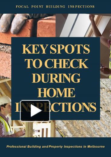 PPT – Key Spots to Check during Home Inspections PowerPoint ...