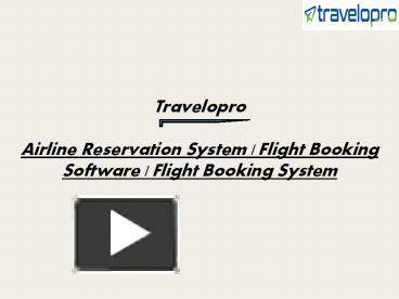 PPT – Airline Reservation System PowerPoint presentation | free to ...