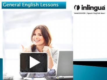 General English Lessons presentation | free to download